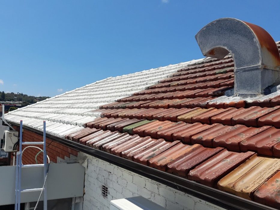 Painting ACRYLMERIC WeatherTuff in Surfmist colour on the Colormaker ...